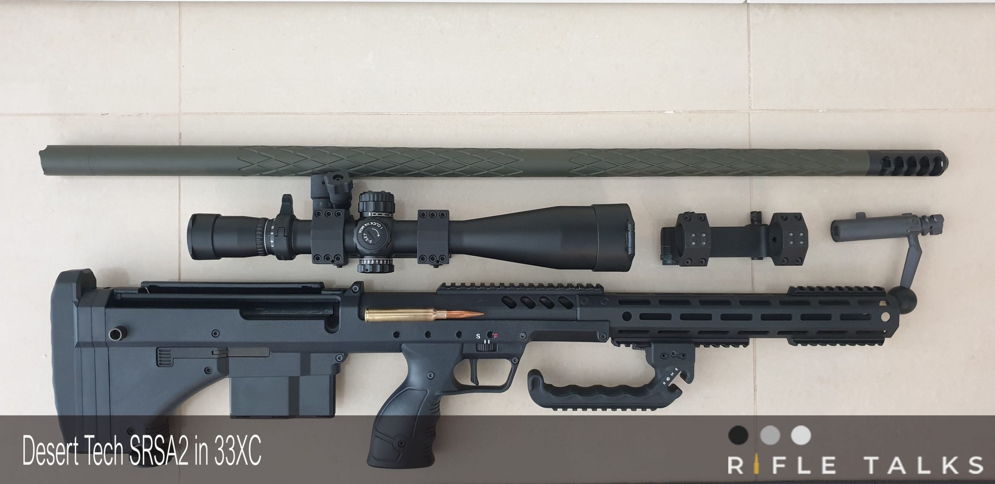 Desert tech SRS | Featured in the ELR cartridge 33XC! Rifle Talks