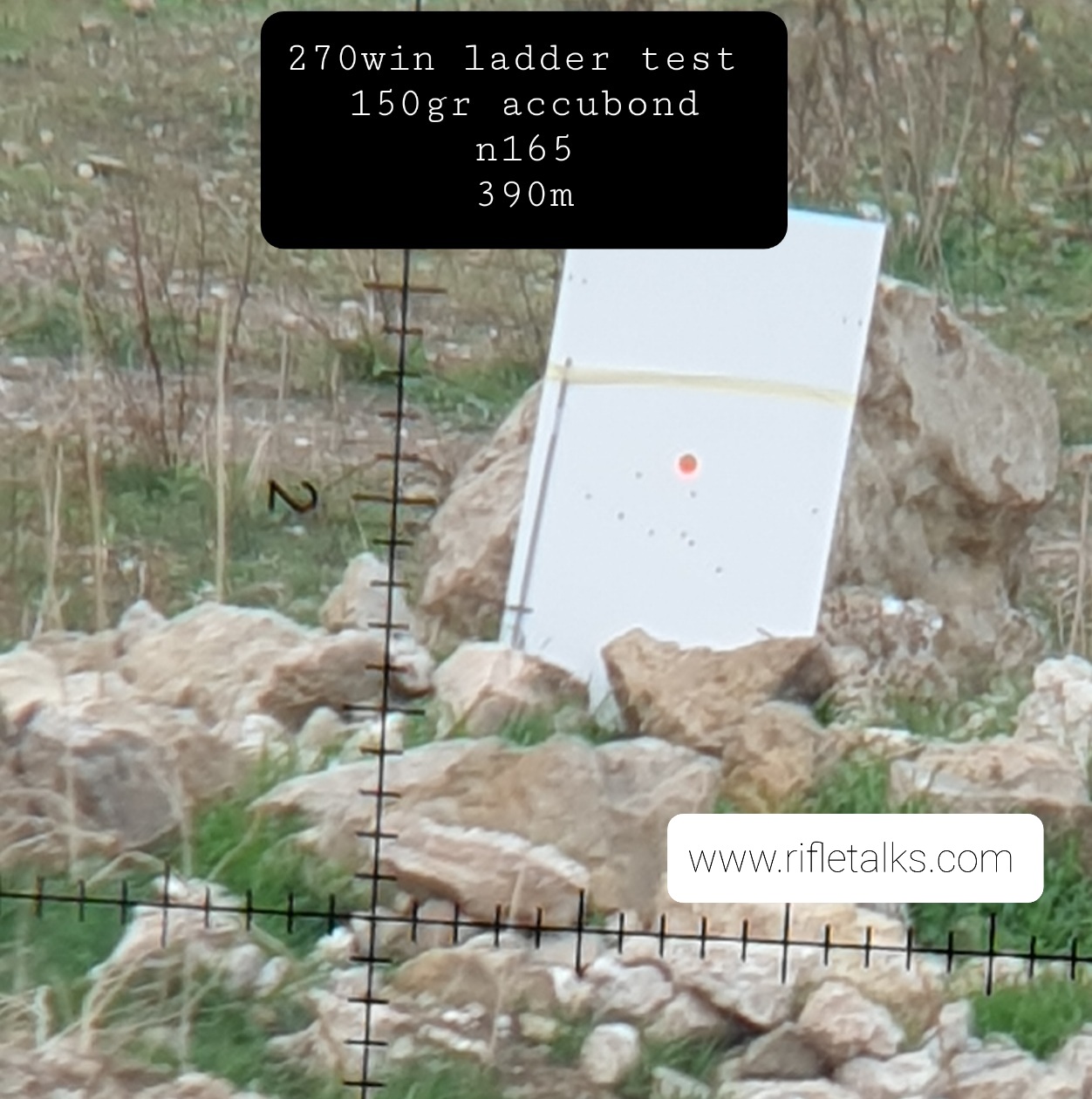 Voere 270Win rifle | ladder tests at 400m with Rifletalks.com